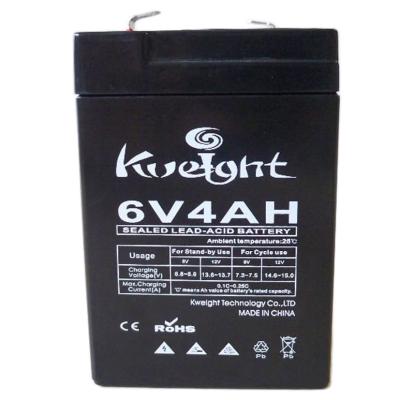 China 6v 4ah Solar Lead Acid Battery AGM Maintenance Free Battery Long Life Storage for sale