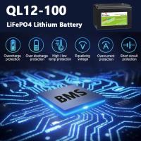 China 4000 Times  100ah 12v Deep Cycle Lifepo4 Battery Lithium for Home Appliances for sale