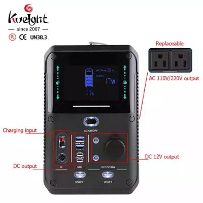 China 1000w Portable Power Station Solar Generator Lithium Backup Battery For Camping Equipment Supply for sale