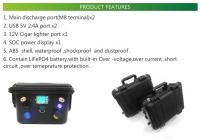 China 12.8V 110Ah Lithium Portable Power Box LiFePO4 Mobile Power Station Backup for sale