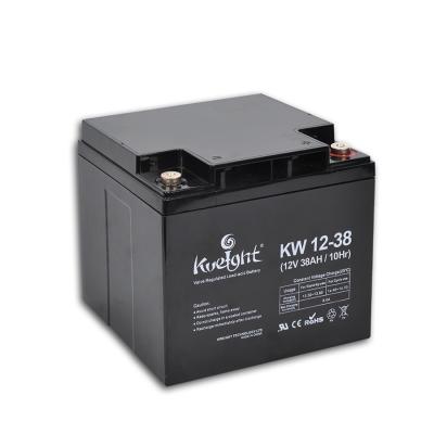 China UPS Maintenance Free Rechargeable Battery 12v 38ah Lead Acid Battery Vrla for sale