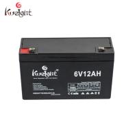 China OEM 6V 12Ah Deep Cycle Gel Battery UPS Lead Acid Rechargeable Battery for sale
