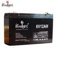 China OEM 6V 12Ah Deep Cycle Gel Battery UPS Lead Acid Rechargeable Battery for sale