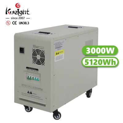 China LiFePO4 Battery Solar Power Station 3000W 5KWh Lithium Power Station home for sale