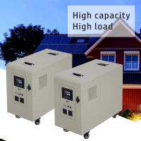China 5000wh Output Charging Solar Power Station LiFePO4 PV MPPT Lithium Battery Cabinet for sale