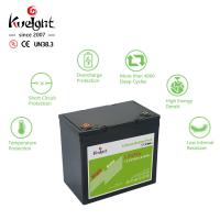 China 12.8v 50ah Lithium Battery Bms Built In Grade A  Power For Rv Street Light for sale