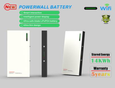 China Floor Standing Wall Mounted Lithium Battery 276Ah 14kwh Lifepo4 Energy Storage Battery for sale