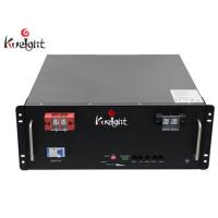 China Rack-mount LiFePO4 Battery Module 51.2v 100Ah Paralleled Distributed Structure Battery Remote Control Monitor For Cabine for sale