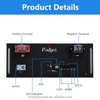 China 6000 Time Cycle Life Lifepo4 Battery Rechargeable Batteries 51.2 V 100ah EES System for sale