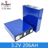 China LFP Lithium LiFePO4 Battery Cell 3.2v 206ah Prismatic Lifepo4 Deep Cycle Battery for sale