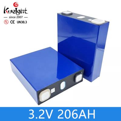 China LFP Lithium LiFePO4 Battery Cell 3.2v 206ah Prismatic Lifepo4 Deep Cycle Battery for sale