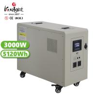 China 5000wh Output Charging Solar Power Station LiFePO4 PV MPPT Lithium Battery Cabinet for sale