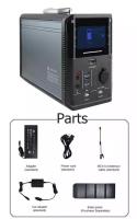 China Camping Equipment Solar Power Supply 1000w Portable Power Station Solar Generator 220v 110V Lithium Backup Battery for Outdoor for sale