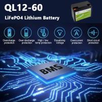 China Solar System Home Energy Storage Battery 12.8V 60Ah Lifepo4 Lithium Iron Battery for sale