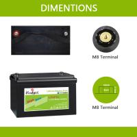 China 4000cycles 100Ah 12V LiFePO4 Battery Solar Energy Storage System for sale