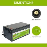 China 12.8v 400ah Lifepo4 Battery Lithium Ion Battery Pack Solar System Travel Caravan Battery for sale