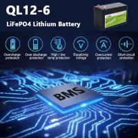 China Overcharge Protection 6Ah 12V LiFePO4 Battery Home Energy Storage Battery for sale