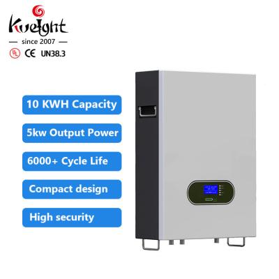 China 10kwh Home Solar Battery Monocrystalline Silicon BMS Power Wall Home Battery for sale