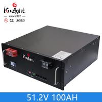 China BMS 51.2v 100ah Lifepo4 Battery Backup 100A Off Grid Solar Batteries for sale
