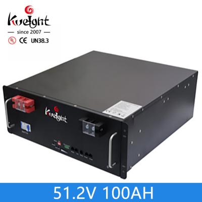 China BMS 51.2v 100ah Lifepo4 Battery Backup 100A Off Grid Solar Batteries for sale
