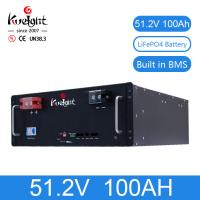 China Support Telecom Power Station High Security 51.2V 100Ah LiFeO4 Battery Rack-mount Module for sale