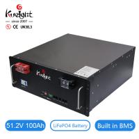 China 51.2v 100ah Battery Super Long Cycle Life Lifepo4 Battery rechargeable  Lithium Ion Battery Pack for sale