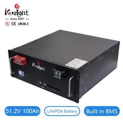 China 51.2v 100ah Battery Super Long Cycle Life Lifepo4 Battery rechargeable  Lithium Ion Battery Pack for sale