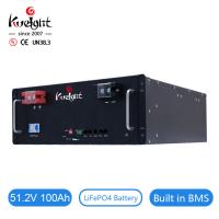 China 51.2v 100ah Lithium Battery Pack Solar System Backup Power For Off Grid System for sale