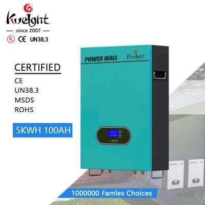 China 100Ah Solar Battery 5Kwh Tesla Battery Powerwall 48V Bms Lifepo4 Rs485 Battery Pack for sale