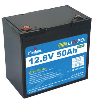 China 50AH 12.8V LiFePO4 Lithium Battery Backup Power Grade A Built In BMS for sale