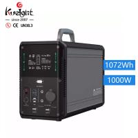 China LIFEPO4 Solar Rechargeable Power Bank 1000W Lithium Battery Charging Station for sale