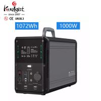 China LiFePO4 Portable Solar Power Bank 1000w MPPT Solar Power Supply For Camping for sale