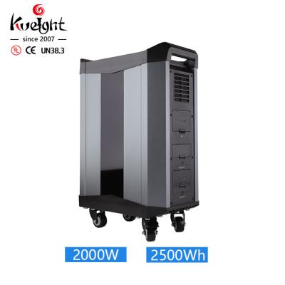China LiFePO4 Portable Solar Power Station 2.5 Kwh Off Grid Lithium Storage Power Supply for sale