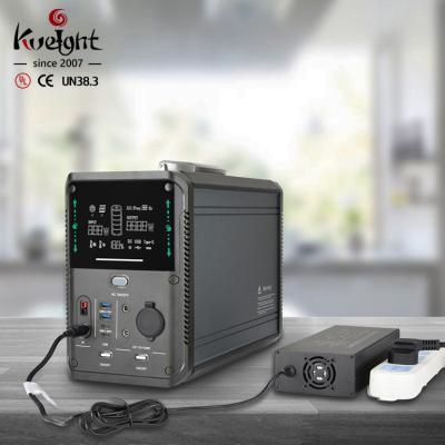 China Pure Sine Wave Solar Power Station 1075WH 1000W Lithium Iron Phosphate Battery Pack for sale