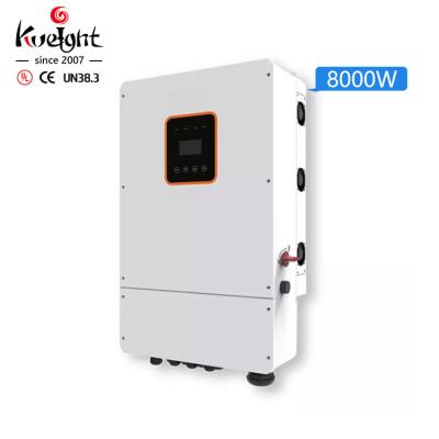 China Home Solar Inverter 48V 8kw Hybrid Single Phase Off Grid Inverter Grid Tie Invreter for sale