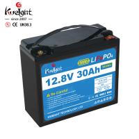 China High Quality Over 4000 cycle life 12V Rechargeable 30Ah Solar Street Light Backup Power Li-po Battery Emergency Light Ba for sale