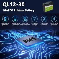 China Lead Acid 12v 30ah Lithium Battery Power Lifepo4 For Emergency Street Light for sale