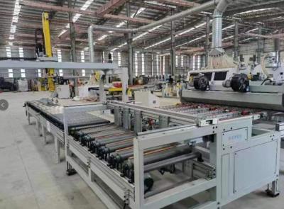 China Hot Melt Adhesive Floor Packing Machine for WPC Floor Wrapping - 10 Cases/Min Capacity, 380V Power for sale