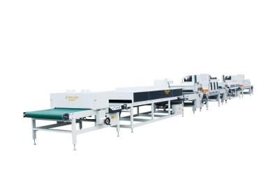 China FLE-002 12.5kW Automatic UV Coating Machine for SPC/LVT/WPC Flooring, 600-1500mm Width, 60m/min Speed for sale