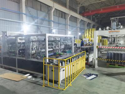 China FLE Floor Packing Machine FLE-020/FLE-021 | 8-12 Bags/Min Speed | 600-1250mm Working Length | SPC/LVT/WPC Floor Packaging for sale