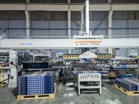 China PLC Floor Packing Machine 21.5KW 220V with 5-20 Bags/Min Speed for SPC/LVT/WPC Flooring for sale