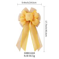 China Add a Pop of Color to Your Gift Wrapping with MSD 2024 Easter Double Colors Burlap Bows for sale