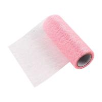 China Sustainable MSD Mesh Ribbon Wreath for Holiday Decoration and Bouquet Packaging 15cm for sale