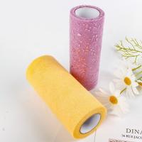 China Sustainable MSD Mesh Ribbon Wreath for Holiday Decoration and Bouquet Packaging 15cm for sale