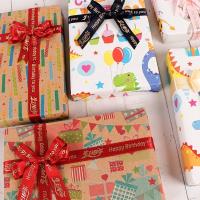 China Moisture Proof MSD Gift Package for Christmas Holiday Daily Party Kraft Art Wrapping Paper for sale
