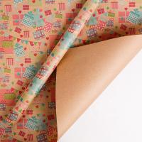 China Moisture Proof MSD Gift Package for Christmas Holiday Daily Party Kraft Art Wrapping Paper for sale