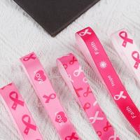 China Custom Made Satin Printed Ribbon Lanyard Wrist Band Customized for Your Promotion for sale