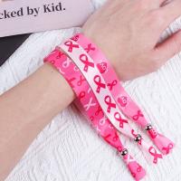 China Custom Made Satin Printed Ribbon Lanyard Wrist Band Customized for Your Promotion for sale