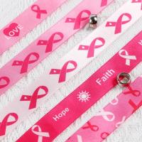 China Custom Made Satin Printed Ribbon Lanyard Wrist Band Customized for Your Promotion for sale