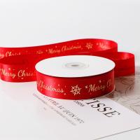 China Party Wrapping Printed Ribbon for Christmas Gift Packaging DIY Crafts Packaging for sale